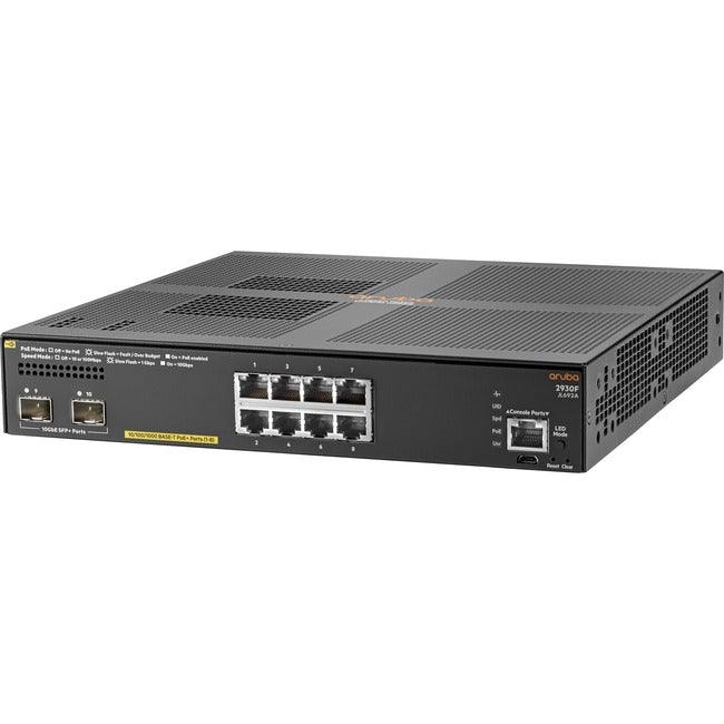 Aruba 2930F 8G PoE+ 2SFP+ TAA Switch — GlobalMagnetique 1997